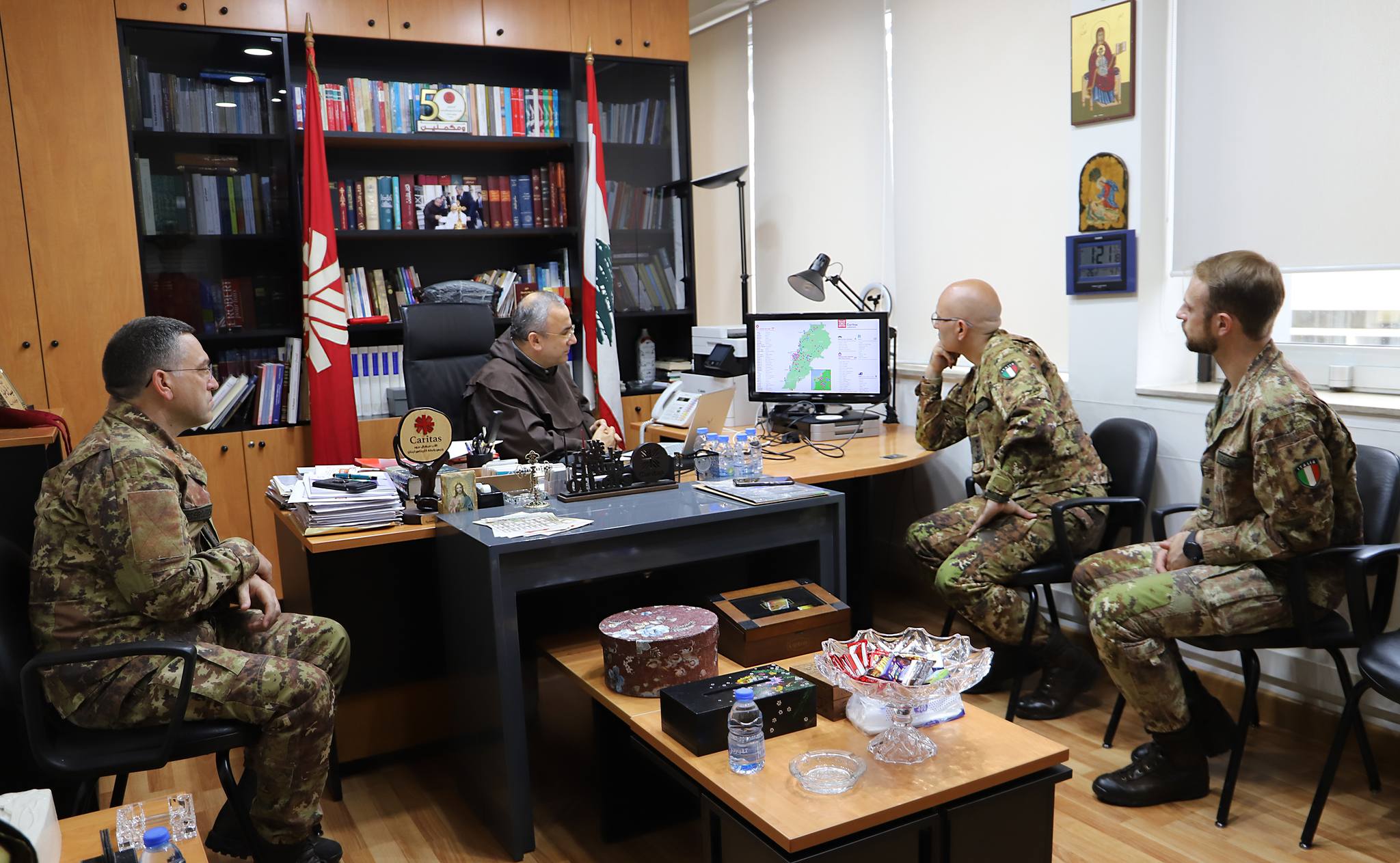 Visit of the delegation of the bilateral Italian military mission in ...